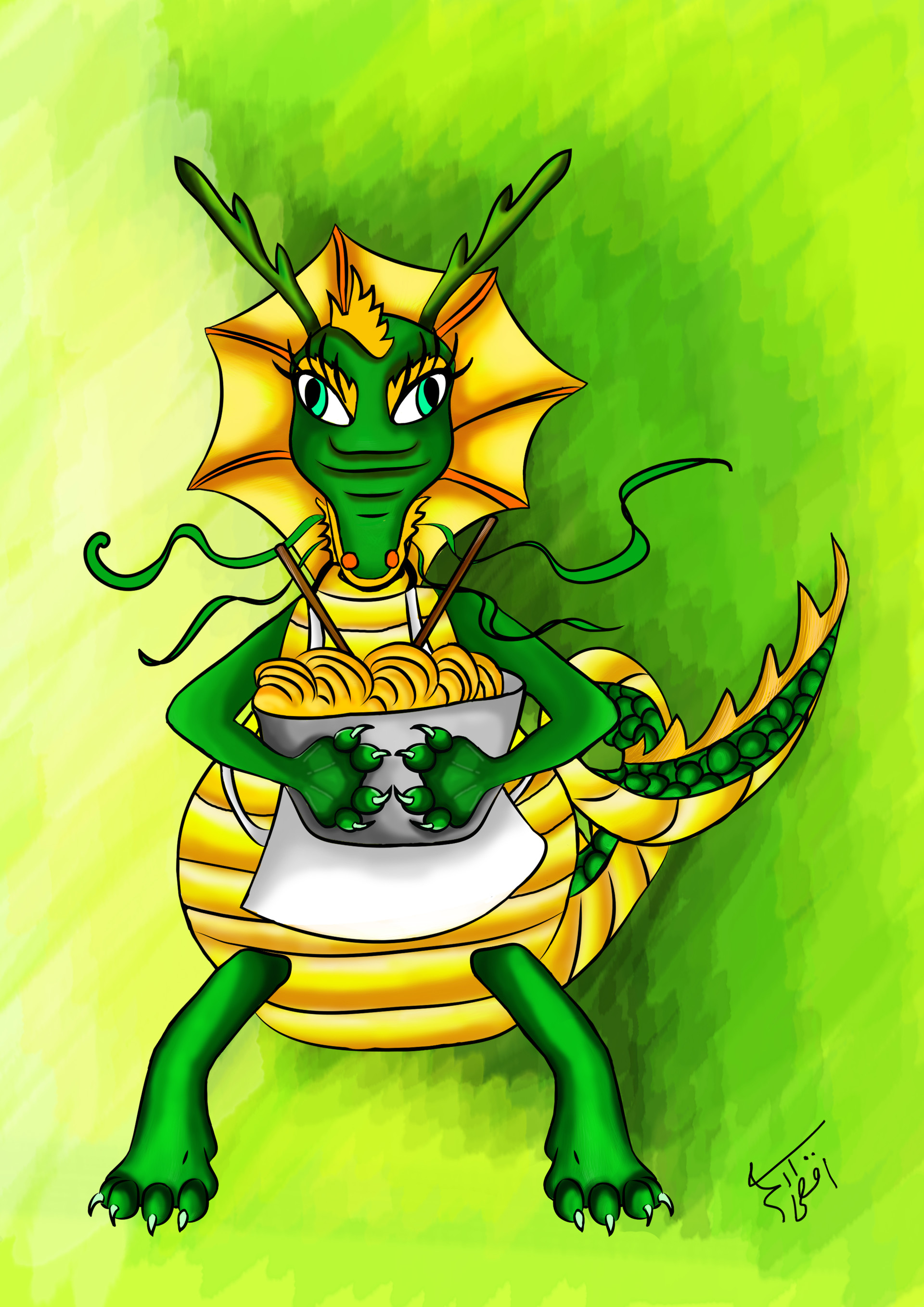 ArtStation - Female Dragon