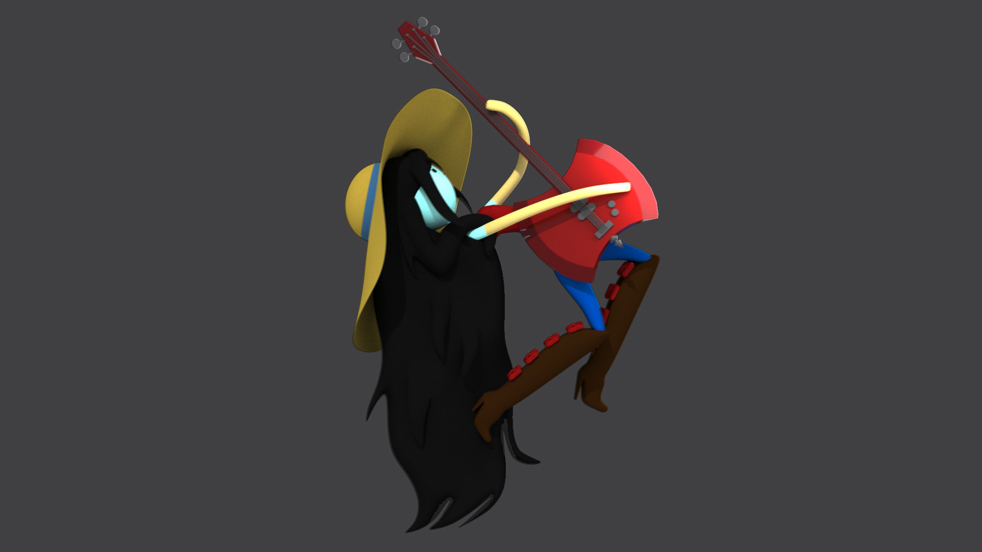 Marceline Adventure Time Floating