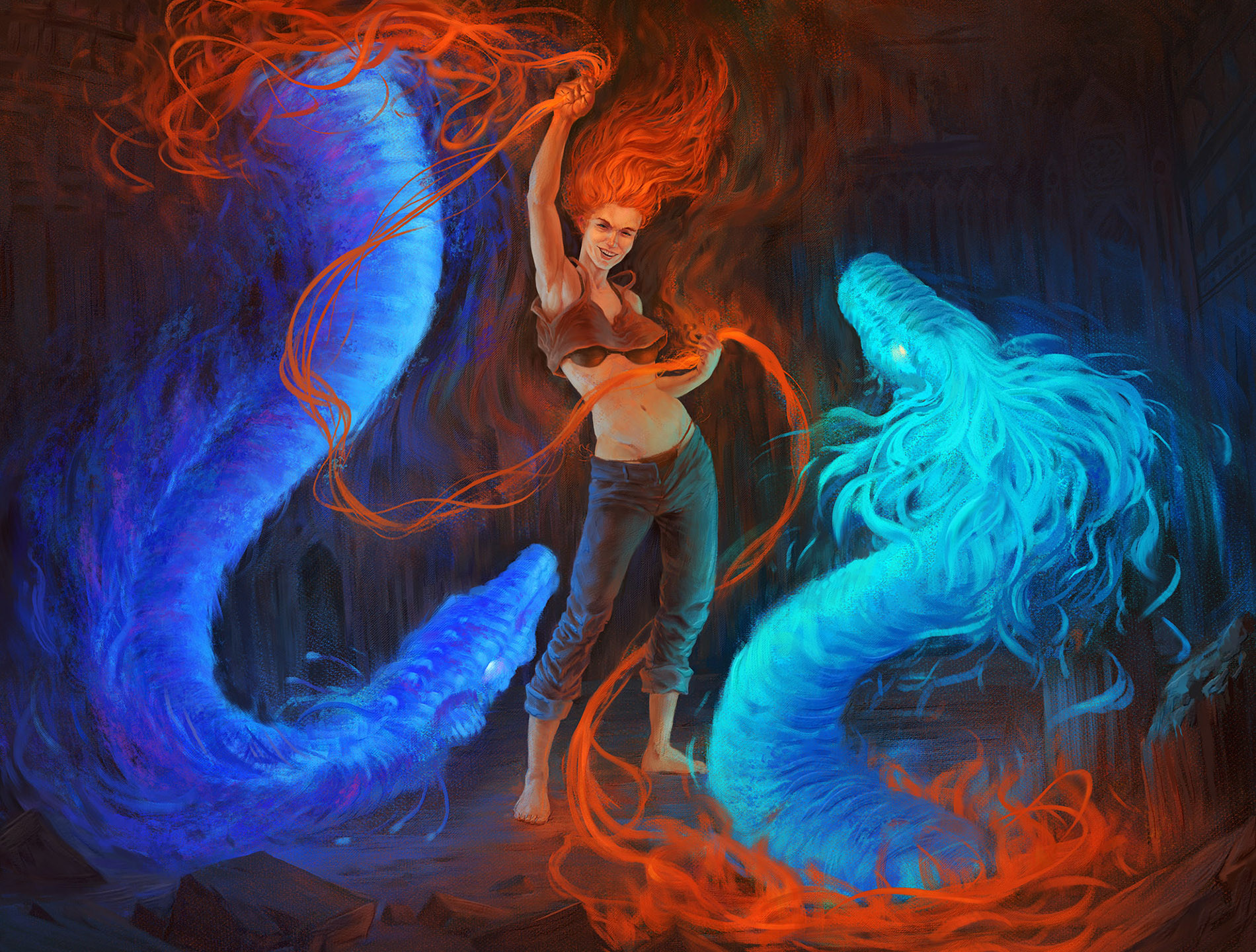 ArtStation - Zan the Pyromancer