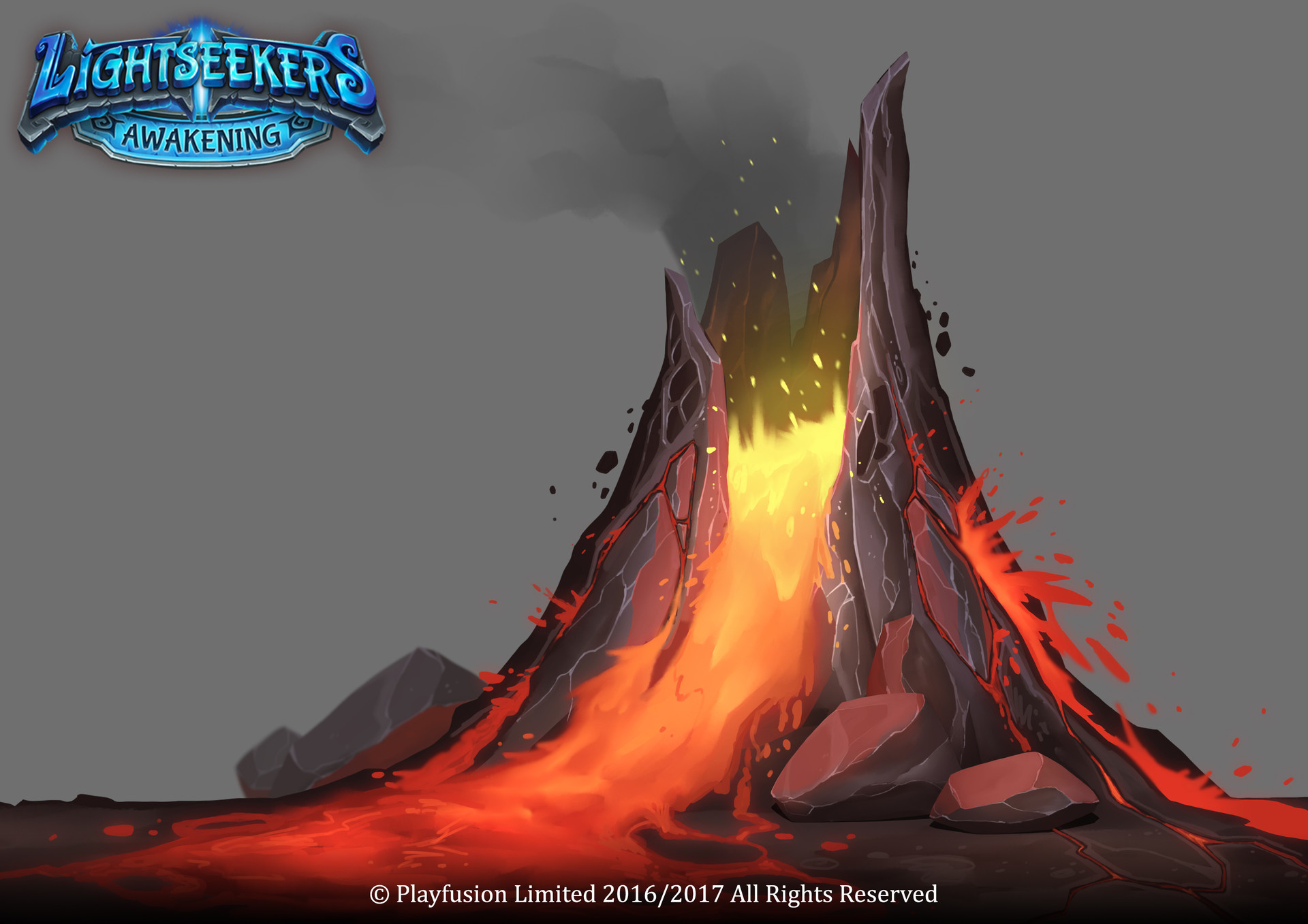 ArtStation - Shattered Volcano (Lightseekers)