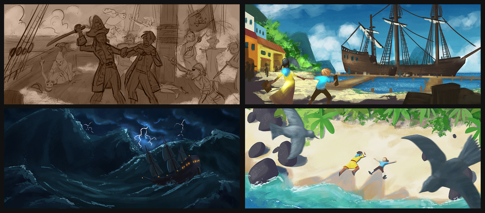 Christopher Mackin - Bonny's Island Color Keys & Story Moments