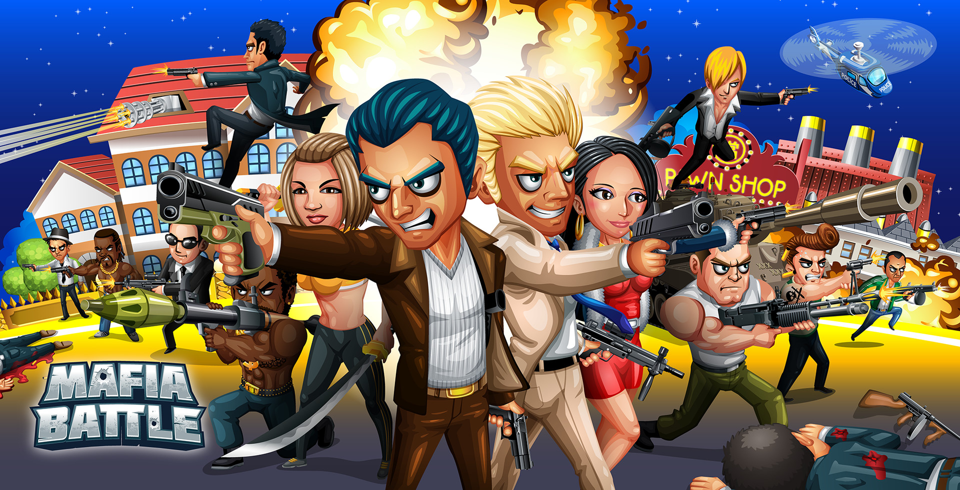 ArtStation - MAFIA BATTLE Big Banner