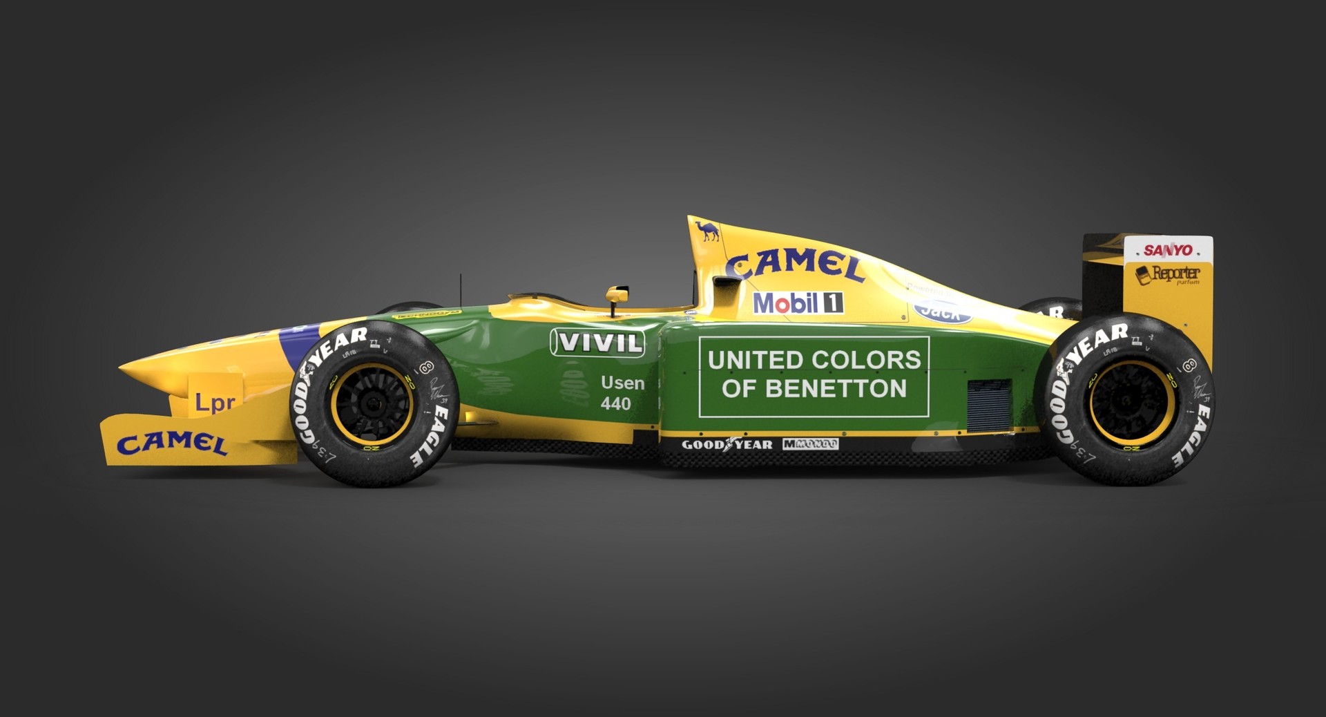 OpticalDreamSoft - Benetton B192 3D model