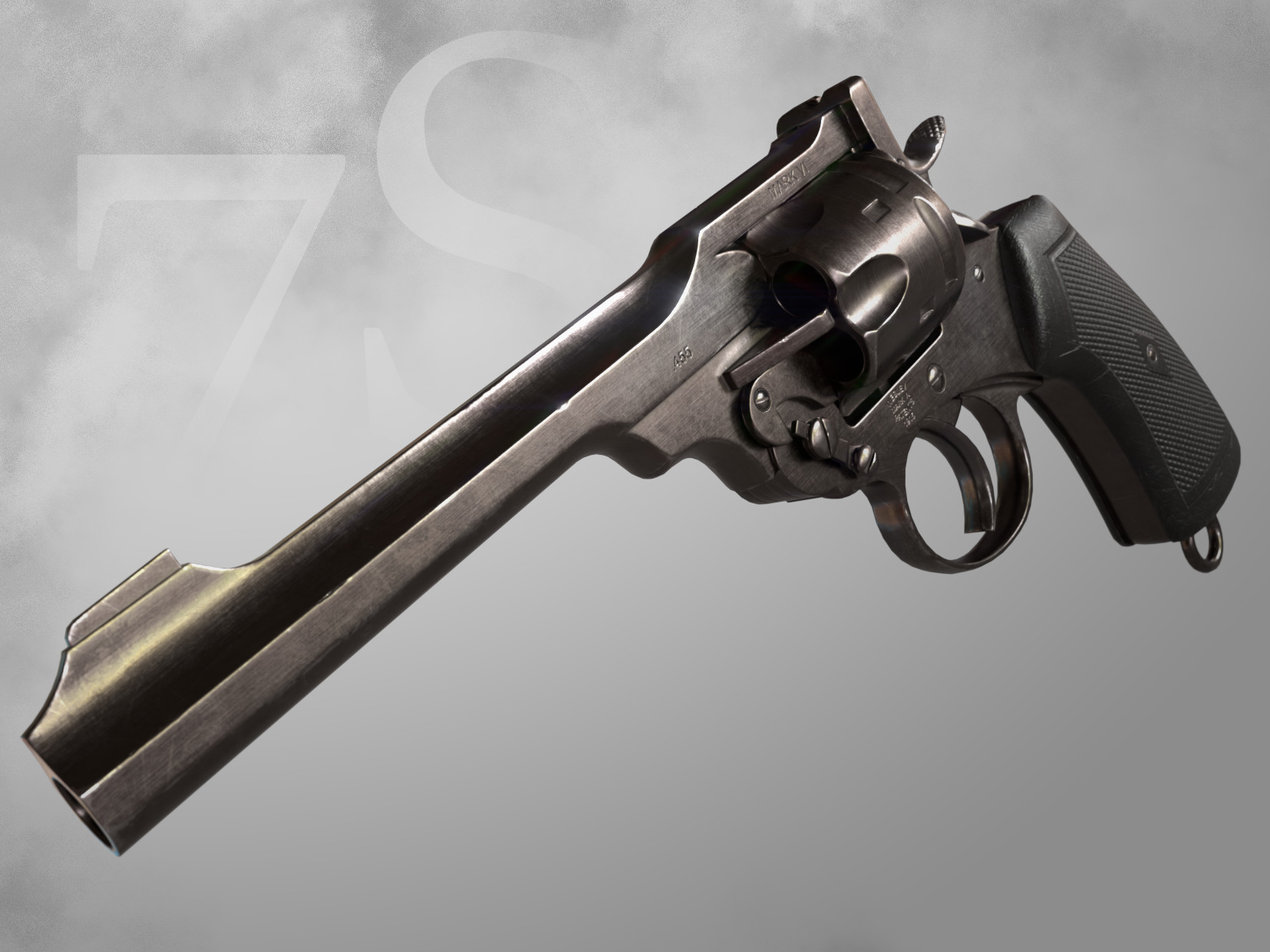 ArtStation - Webley MK VI Revolver
