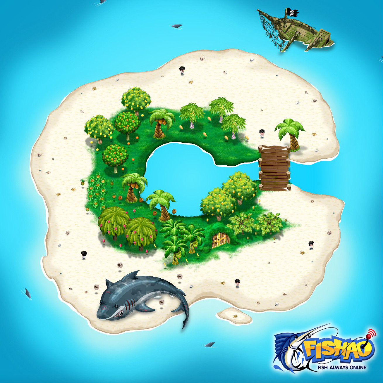 ArtStation - FISHAO MAP - Palm Island