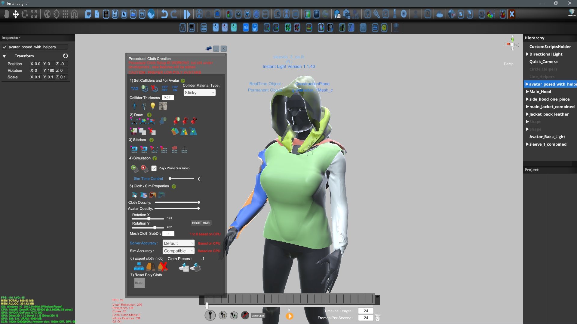 Michael Bitsakis - Procedural cloth simulation with Instant Light and ...