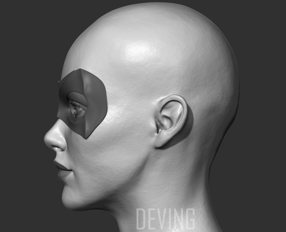 KEVIN CHOEZ - Black Canary Mask--CW arrow season 6