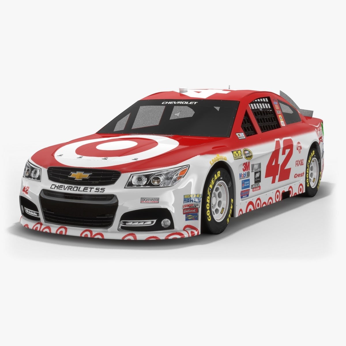 ArtStation - Chip Ganassi Racing Kyle Larson NASCAR Season 2017 3D model