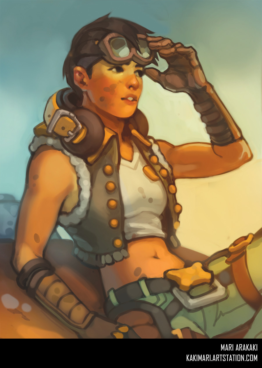 Mari Arakaki - Overwatch Portraits