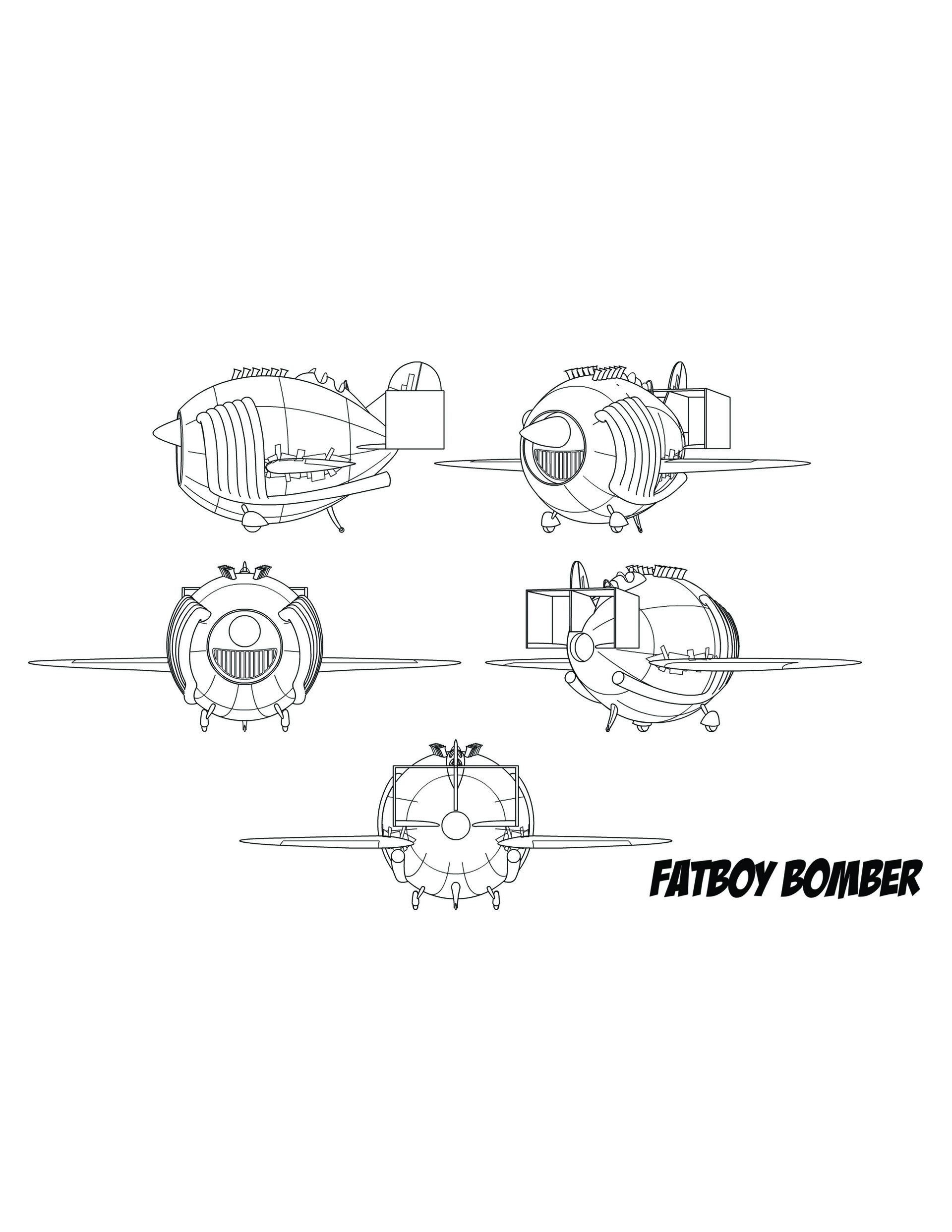ArtStation - The FatBoy Bomber Rotation