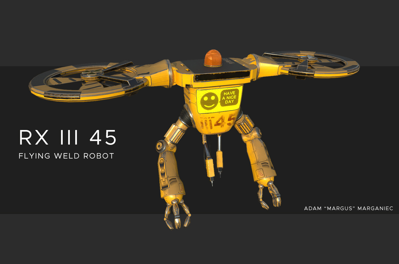 ArtStation - RX III 45 (uptaded animation)