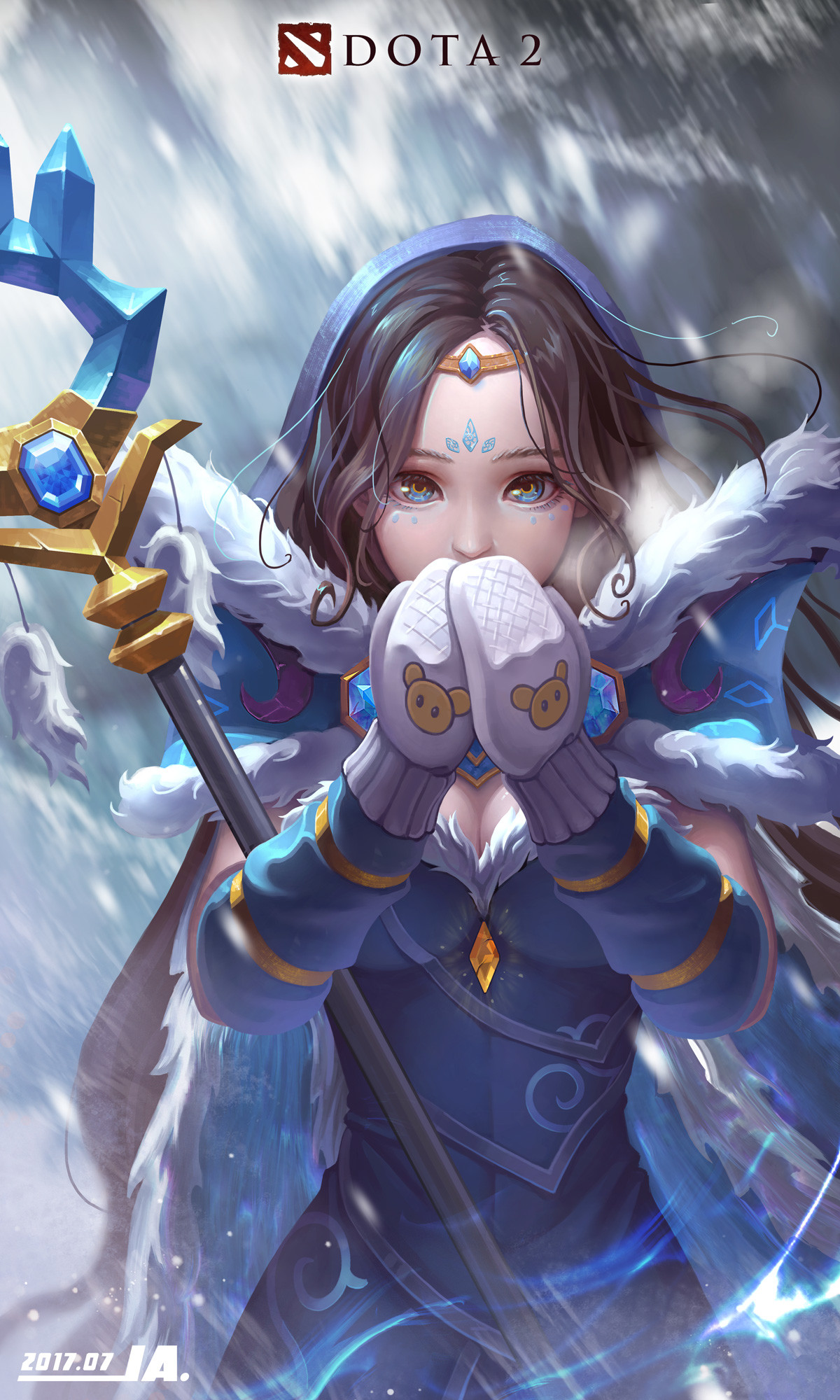 ArtStation - DOTA2 Crystal Maiden FAN