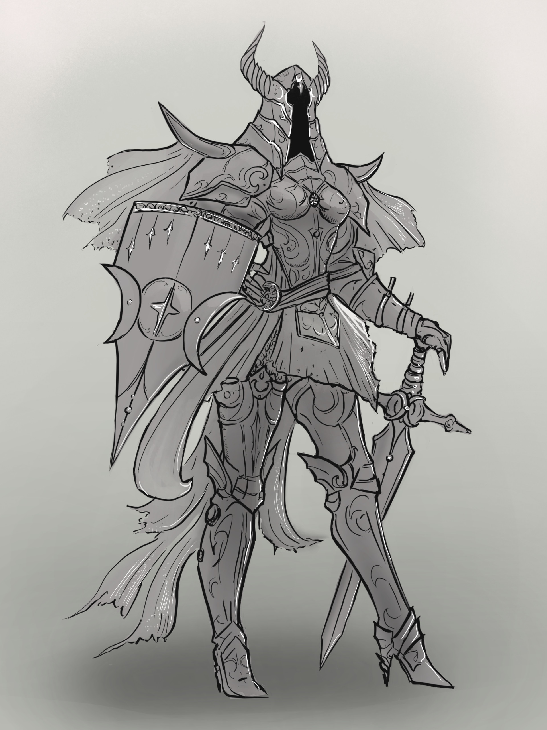 ArtStation - Fantasy heroes Concept Sketches
