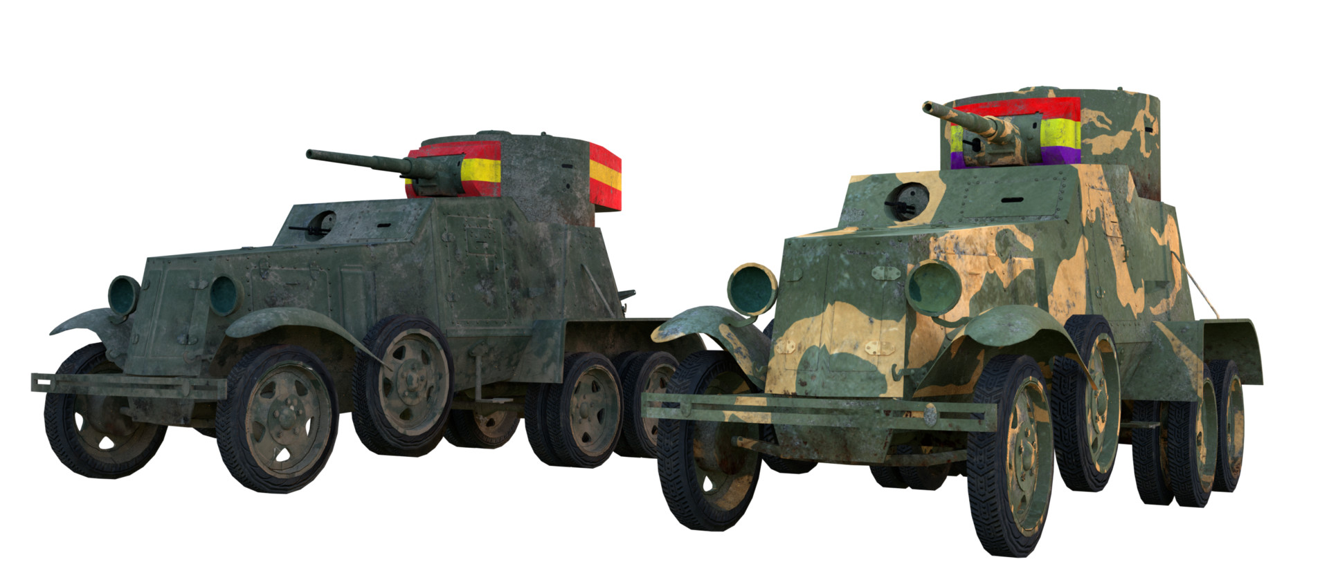 Alexander Mika - BA-6 Heavy Armored Car (Spanish Civil War)