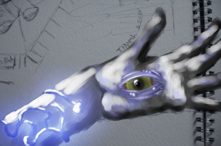 ArtStation - Hand eye