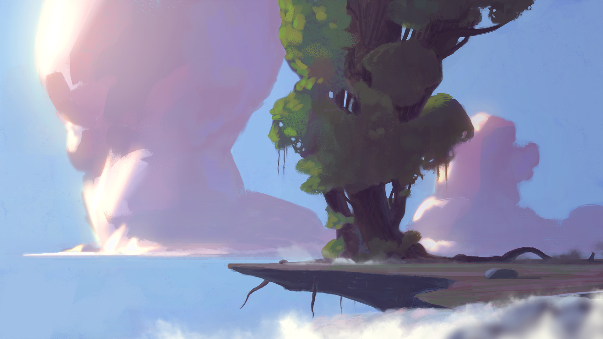 ArtStation - A giant tree