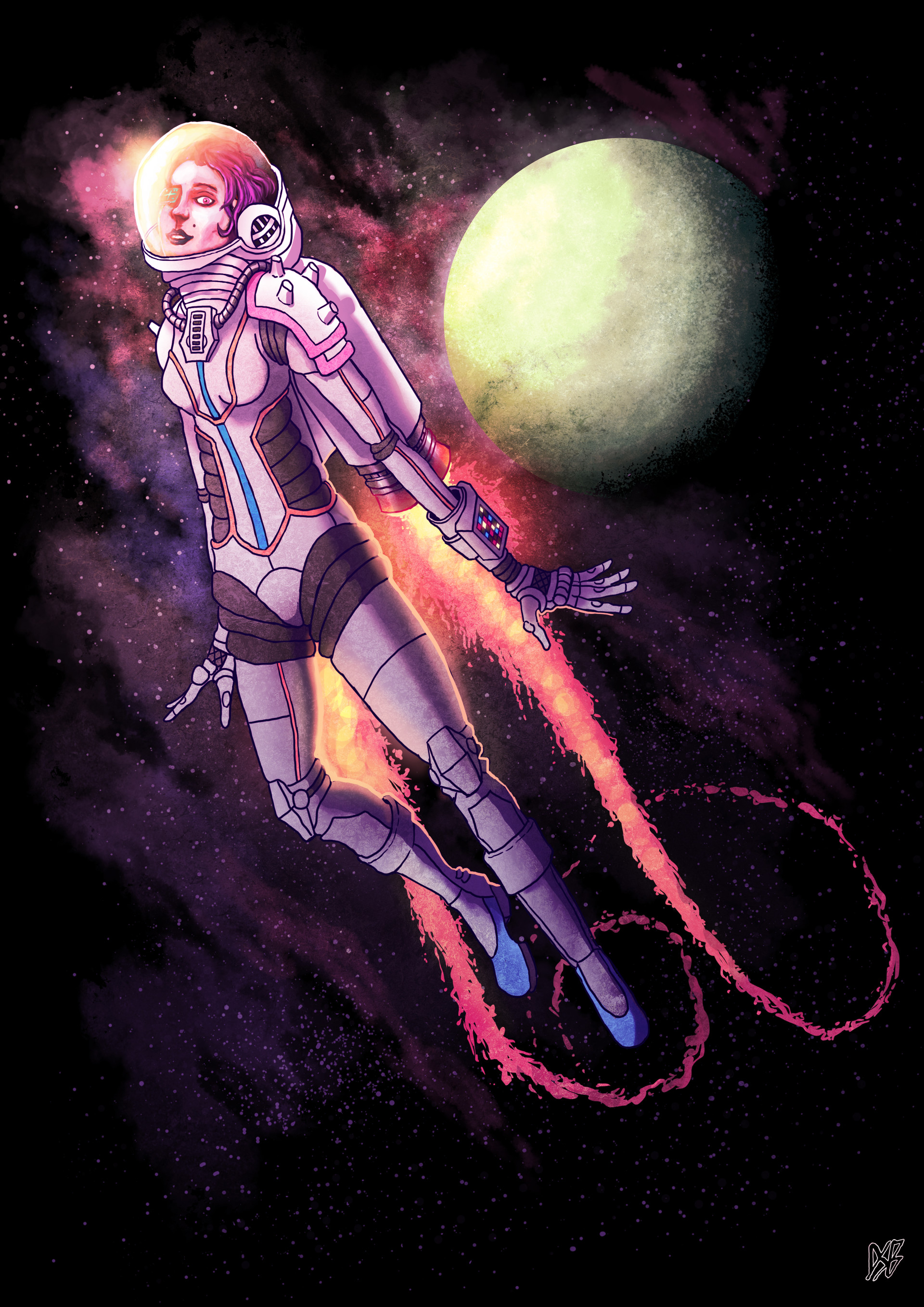 ArtStation - Space Girl