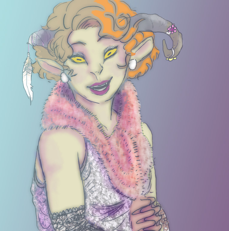 ArtStation - Goat lady