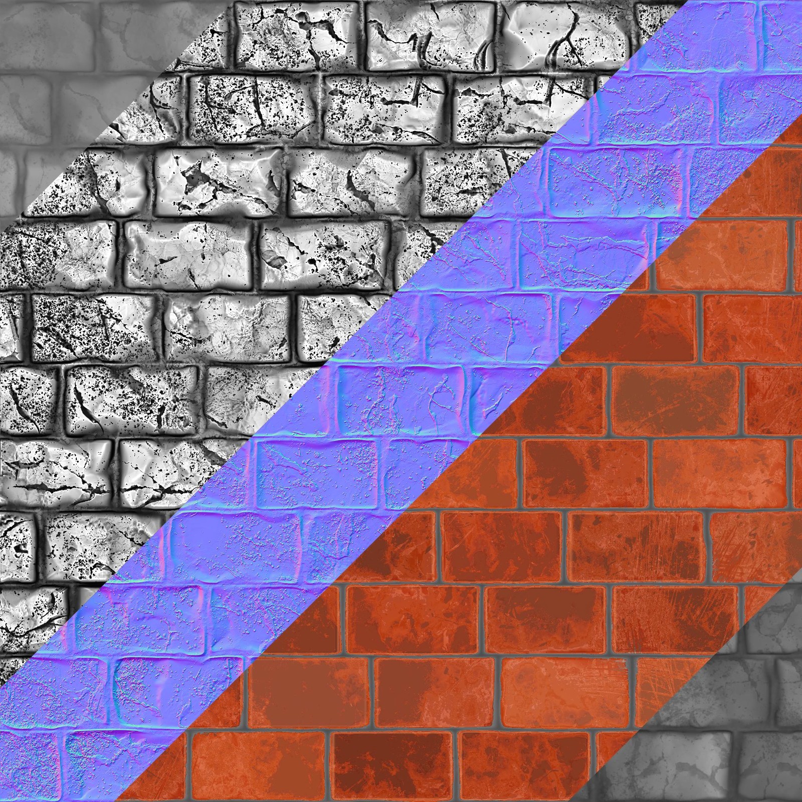 Manuel Gerhart - Brick Wall Procedural Texture