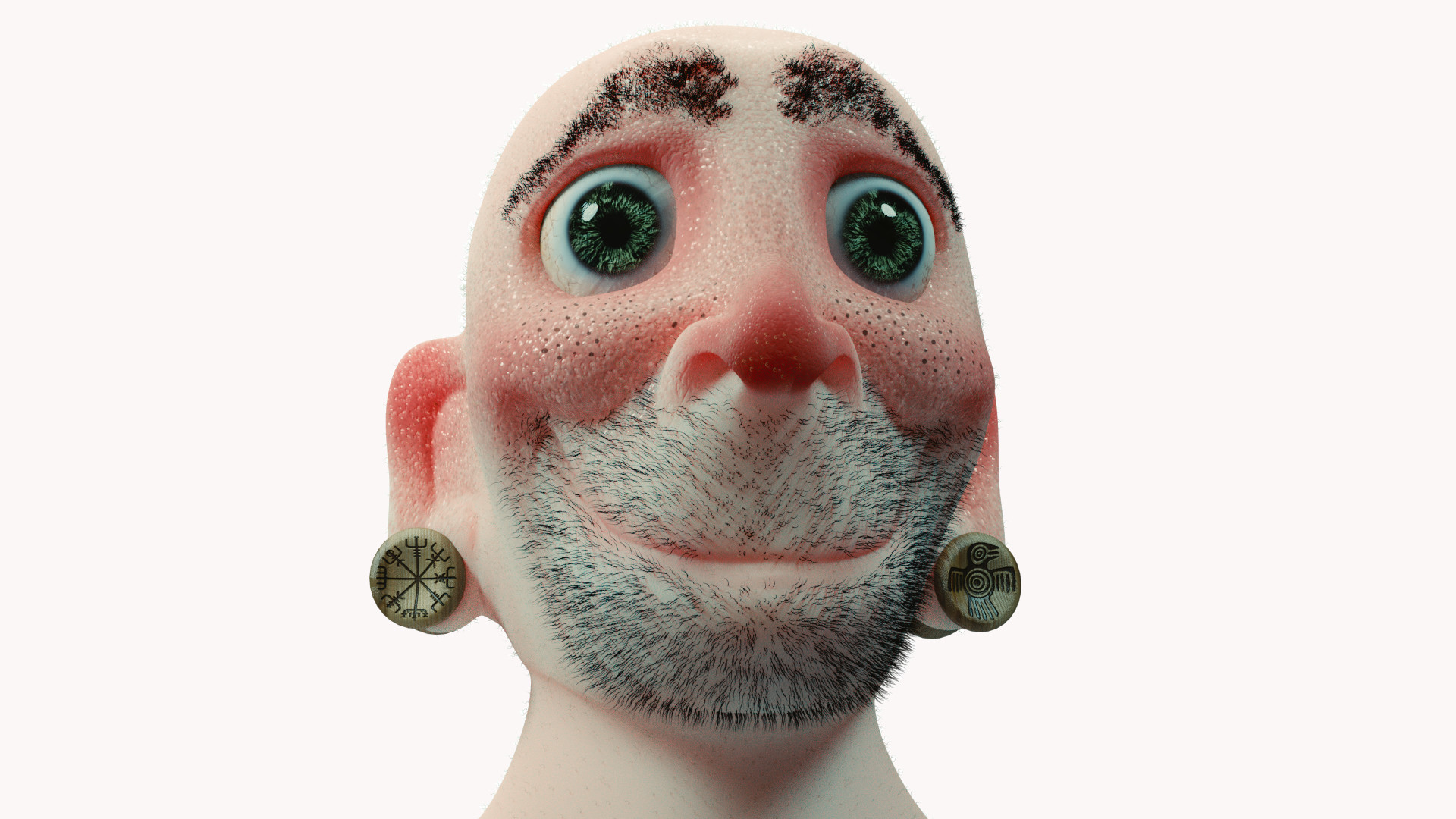 ArtStation - New 3D Cartoon Head for animation movie)