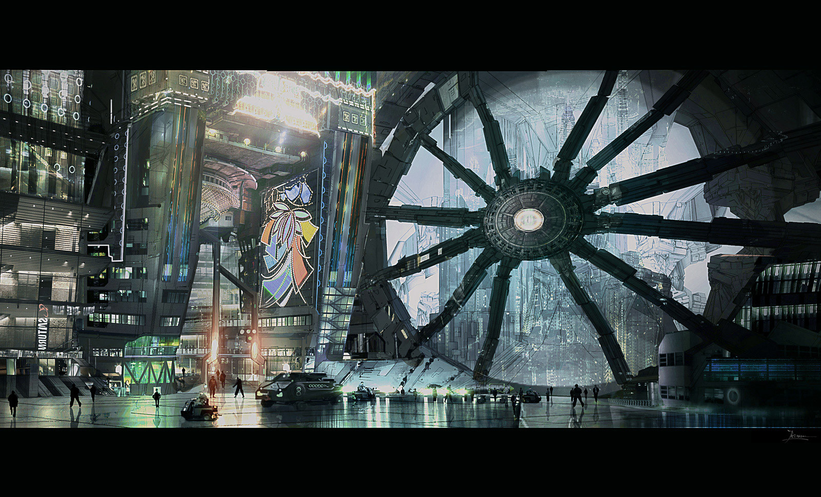 ArtStation - SciFi Mall