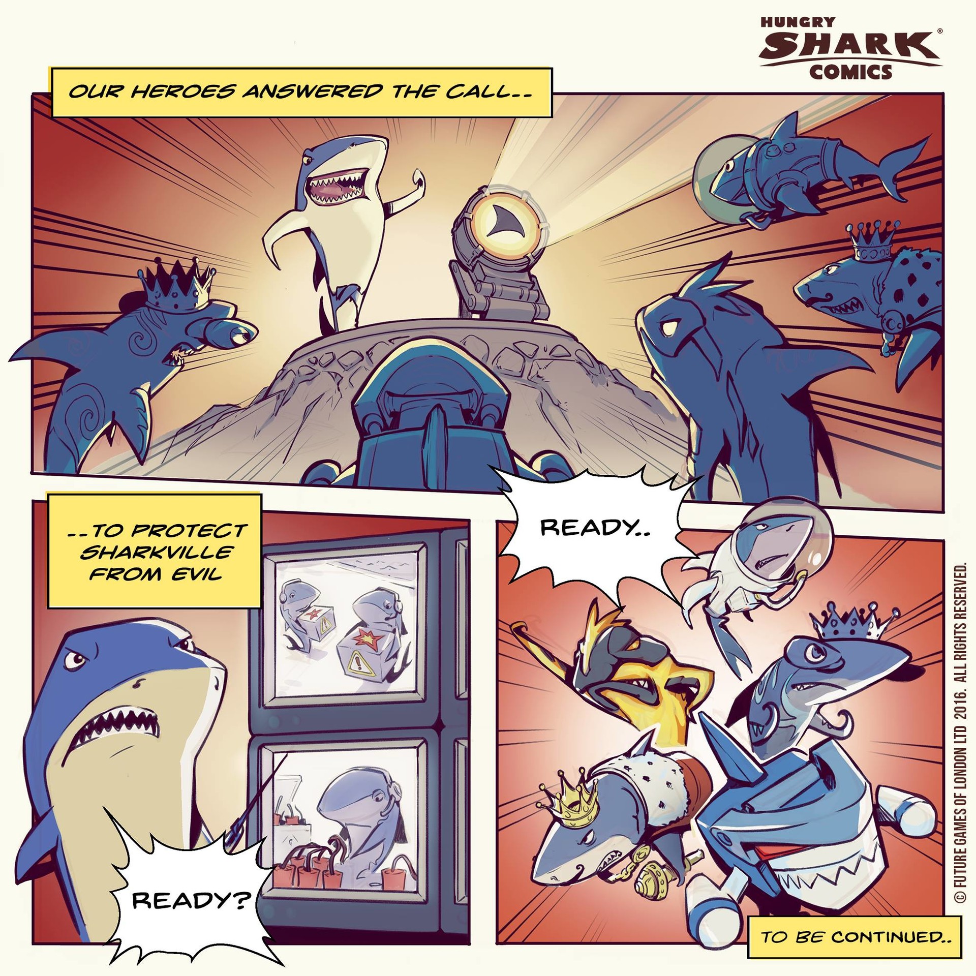 hungry shark evolution cartoon