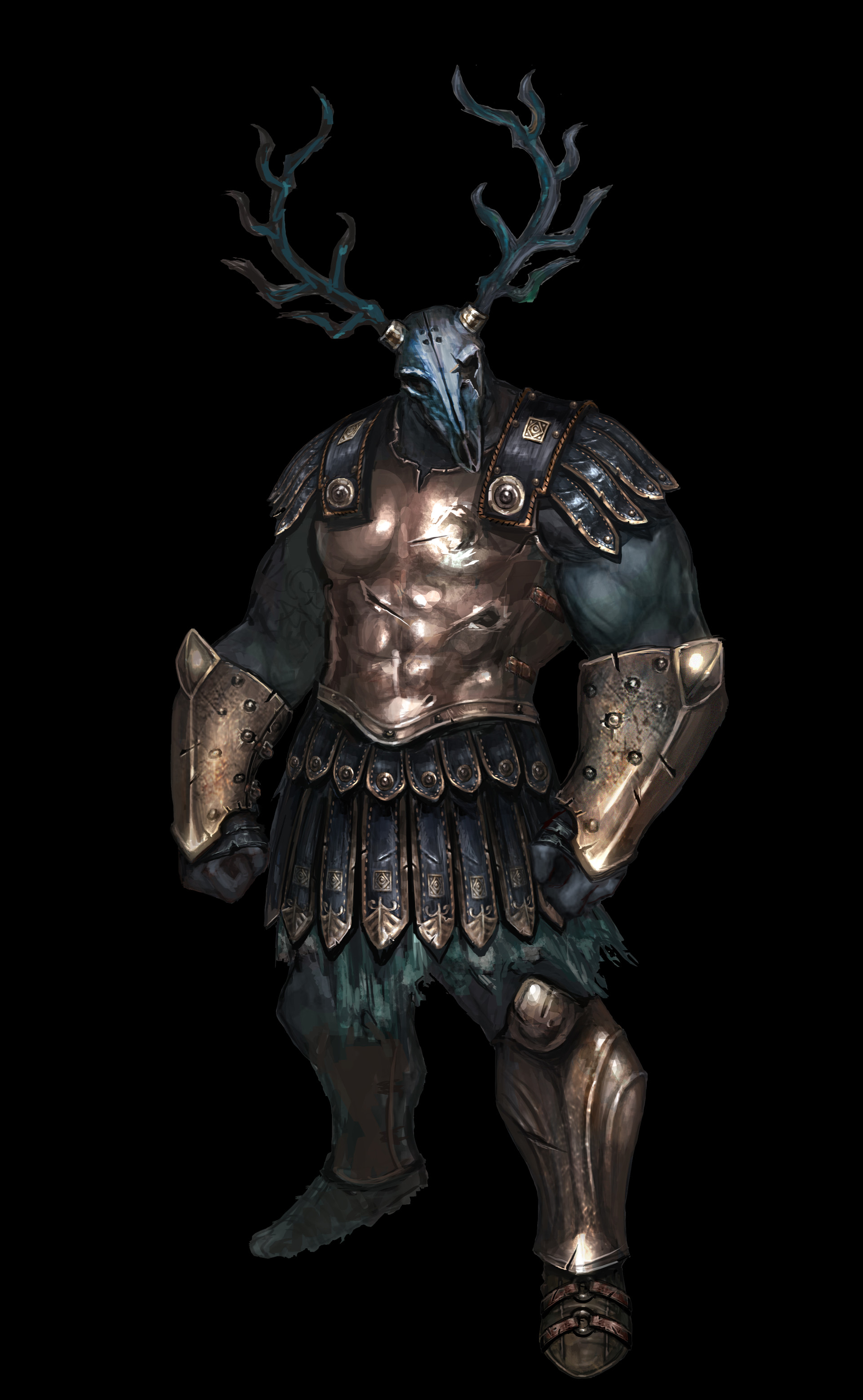 ArtStation - warrior monster ConceptArt