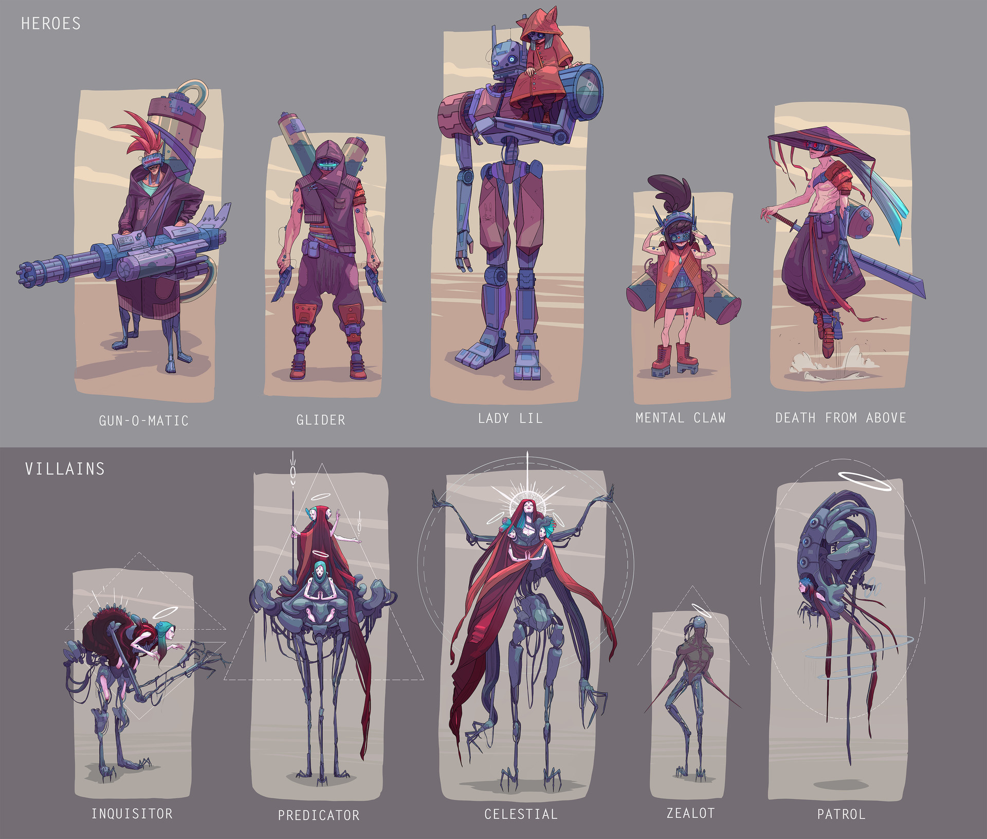 Servane Altermatt - Beyond Human - Character Design Challenge (2017)