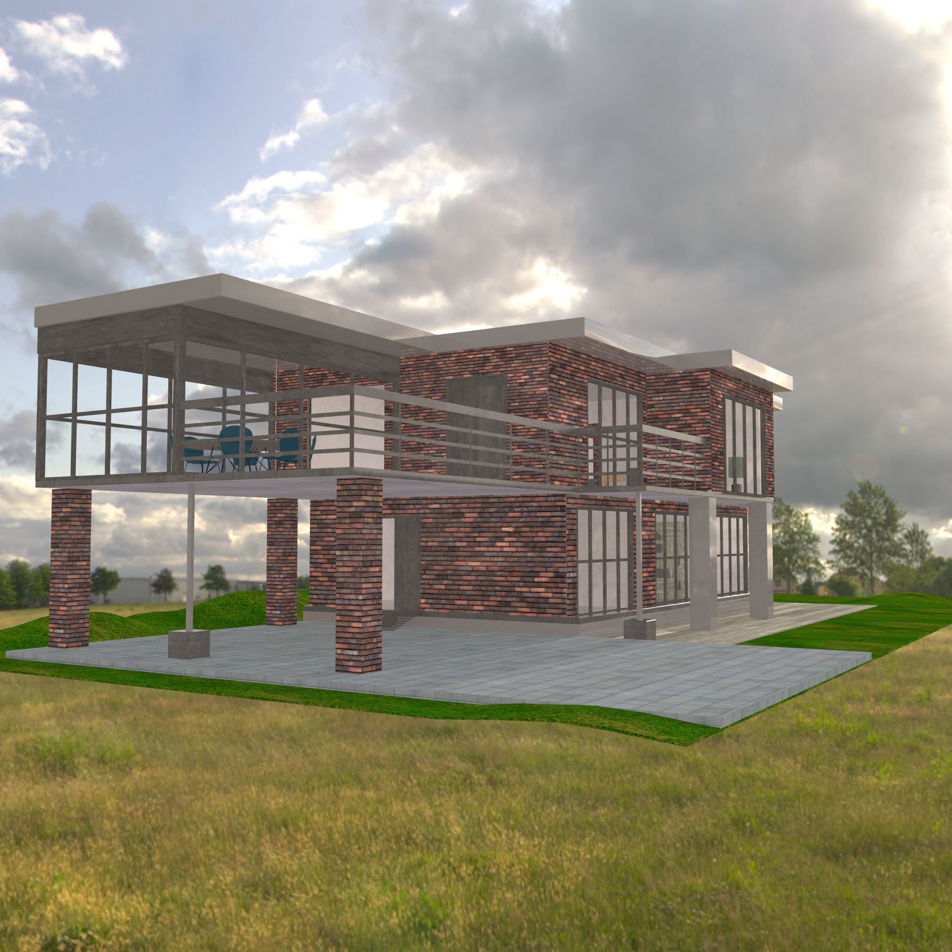 Alec Morris - 3DS Max Modern Home Visualization