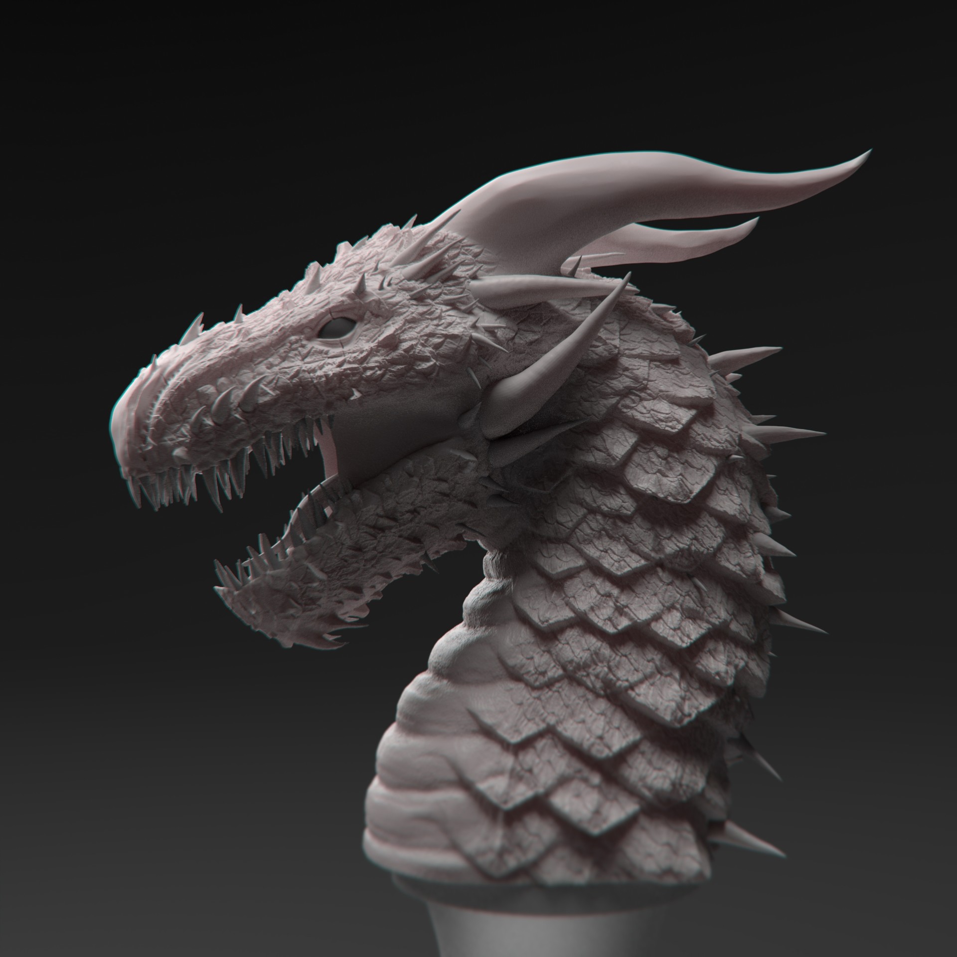 ArtStation - Dragon Bust