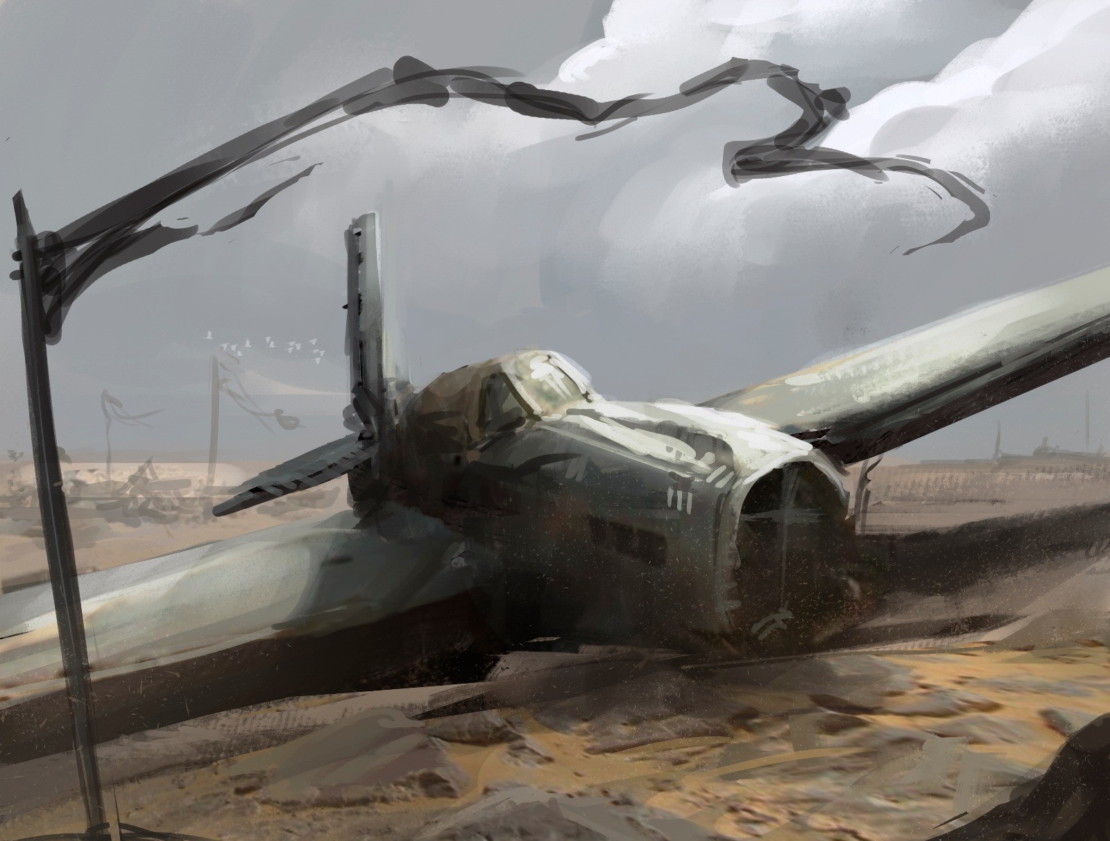 ArtStation - Plane study