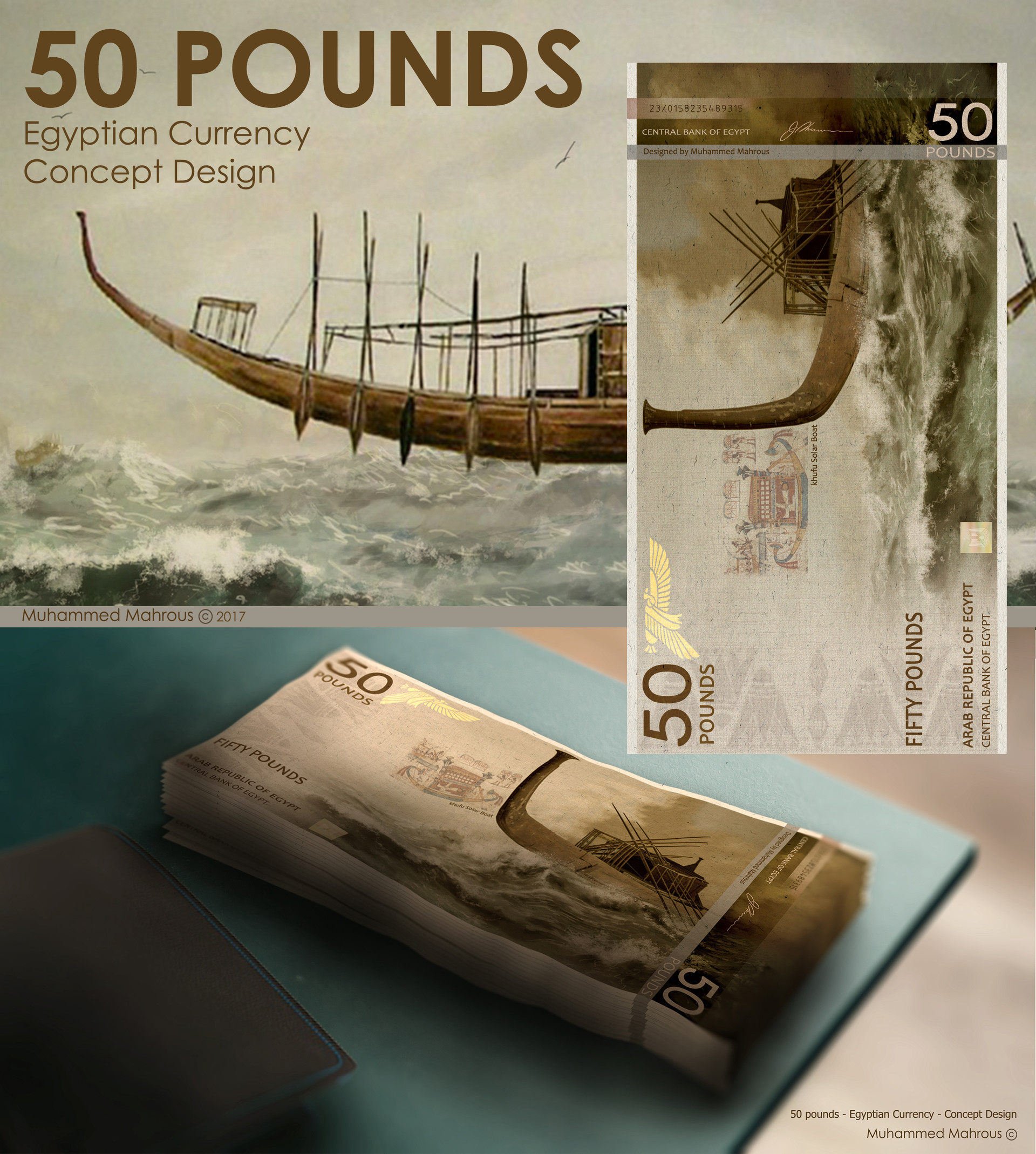 ArtStation - Egyptian Currency Design