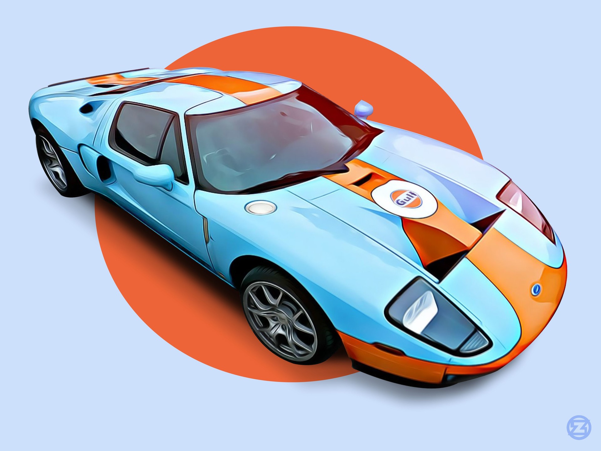 ArtStation - FORD GT 40