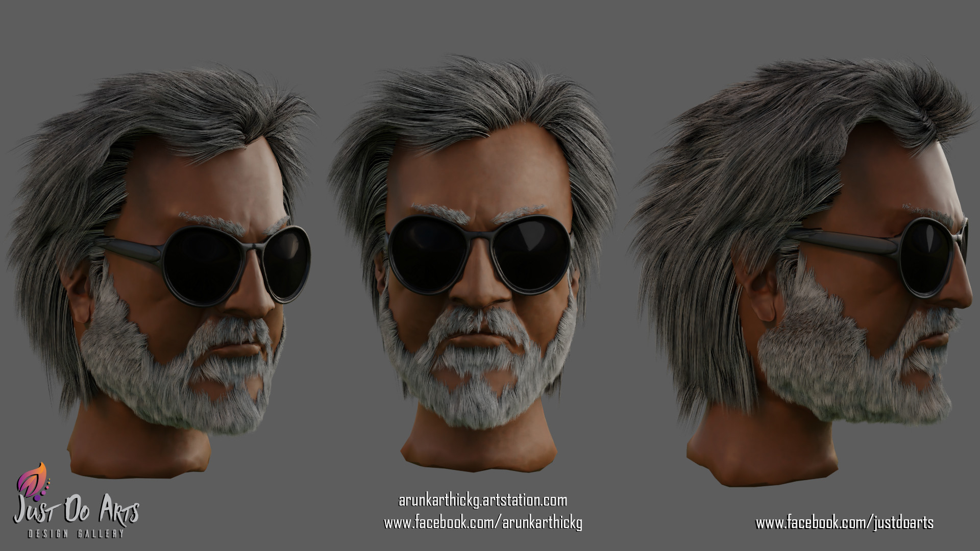 ArtStation - Super Star Rajini Kanth - Thalaivar