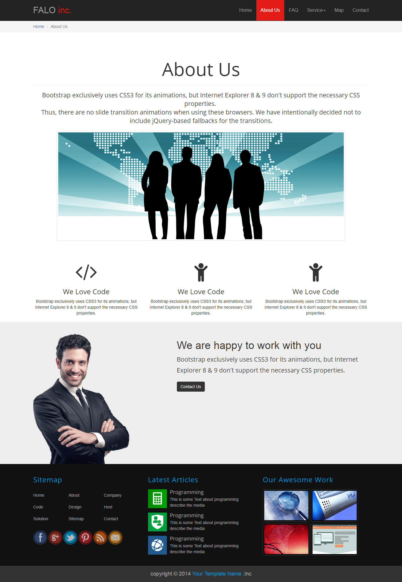 ArtStation - Web Design For A Programming Company