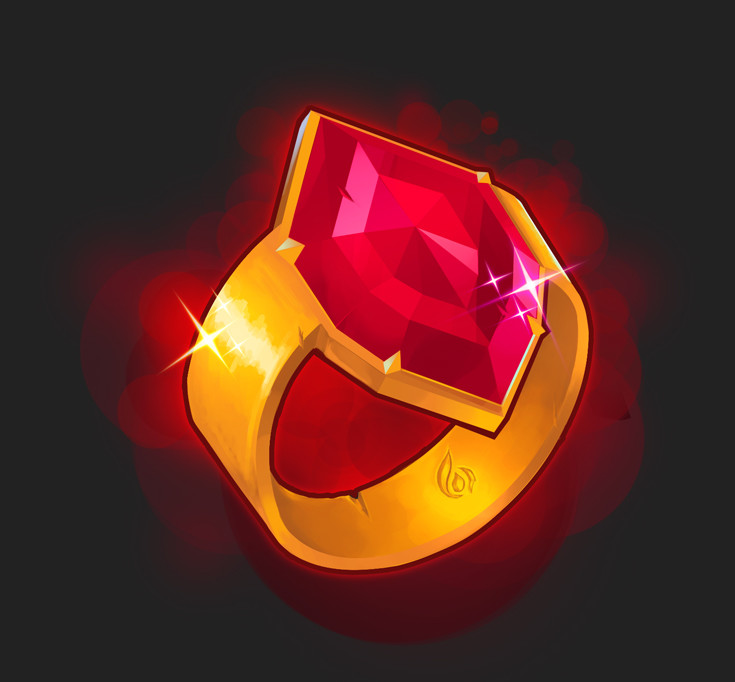 ArtStation - ICON-Redgem ring