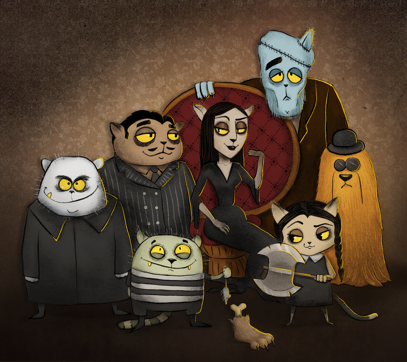 ArtStation - Addams family