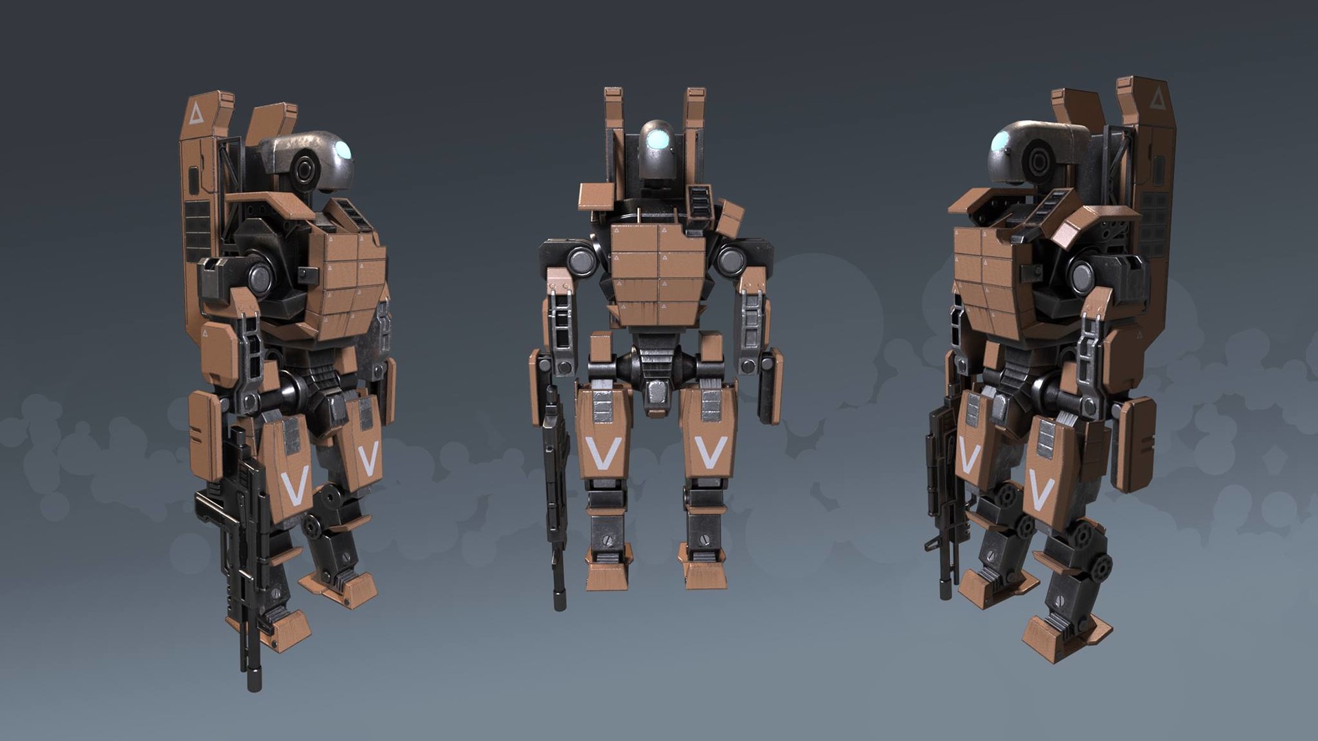 ArtStation - Freelance work mech