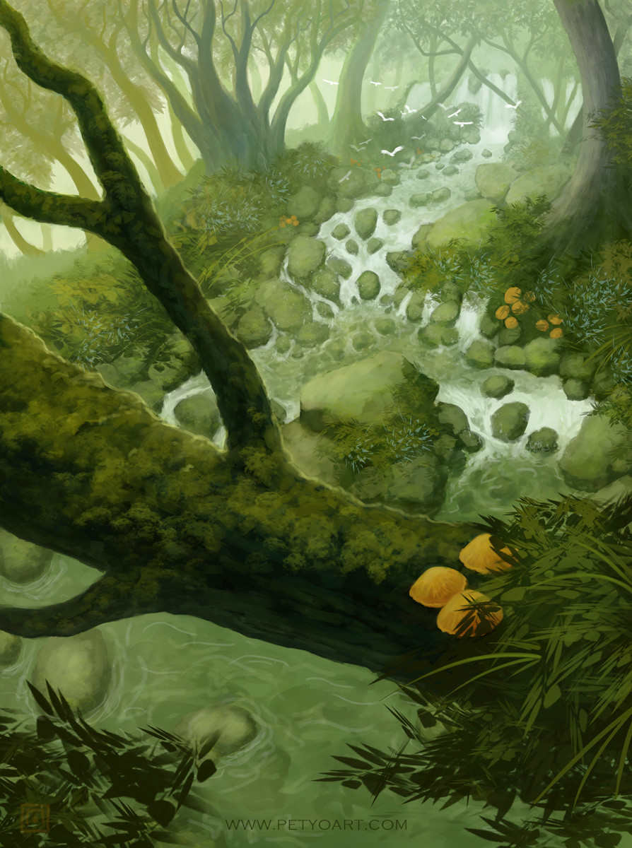 ArtStation - Calm Forest