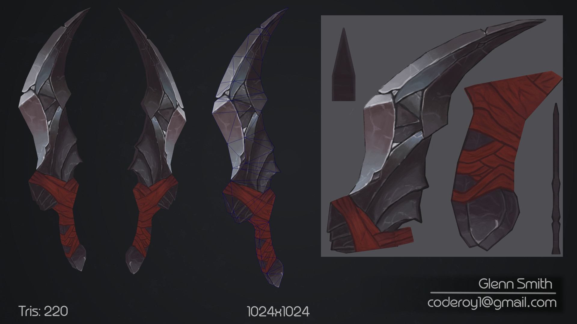 ArtStation - "Glowing" Dagger