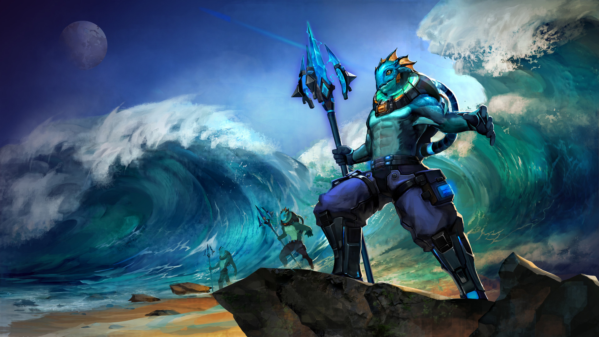 ArtStation - Fishman Warrior