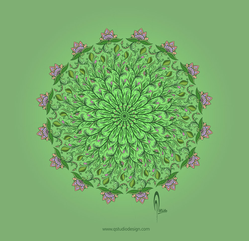 ArtStation - Organic Mandala