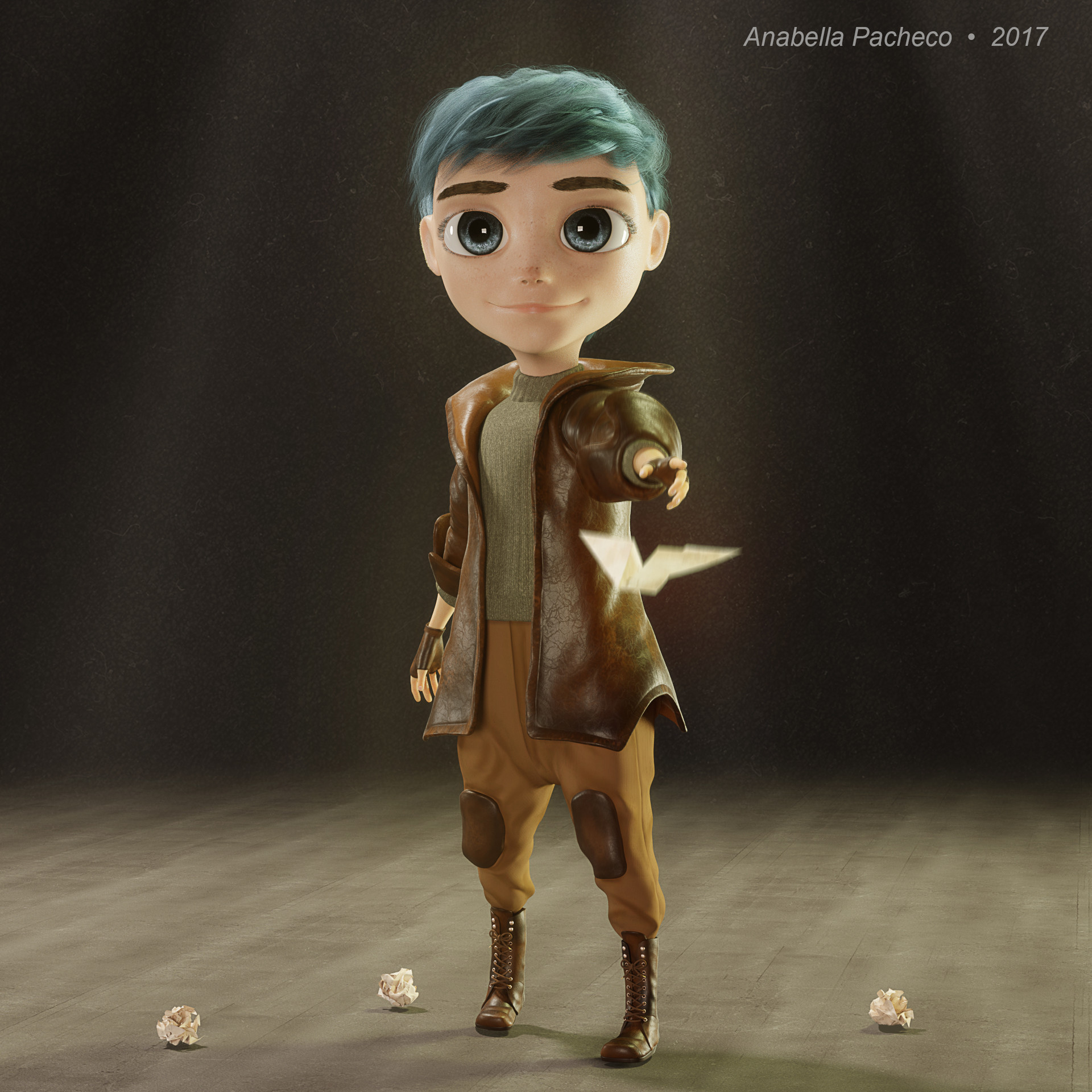 ArtStation - Pilot 3D Character