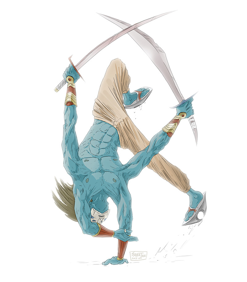 ArtStation - Hip Hop Multiple Arm Creature