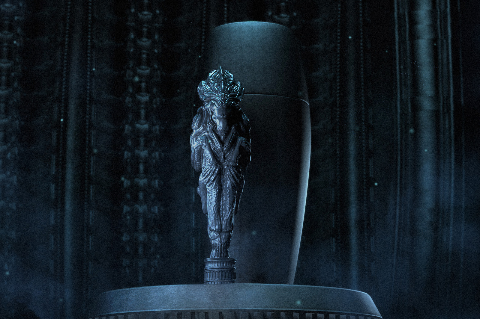 Egor Klyuchnyk - Relict - Alien queen statue. 3D model