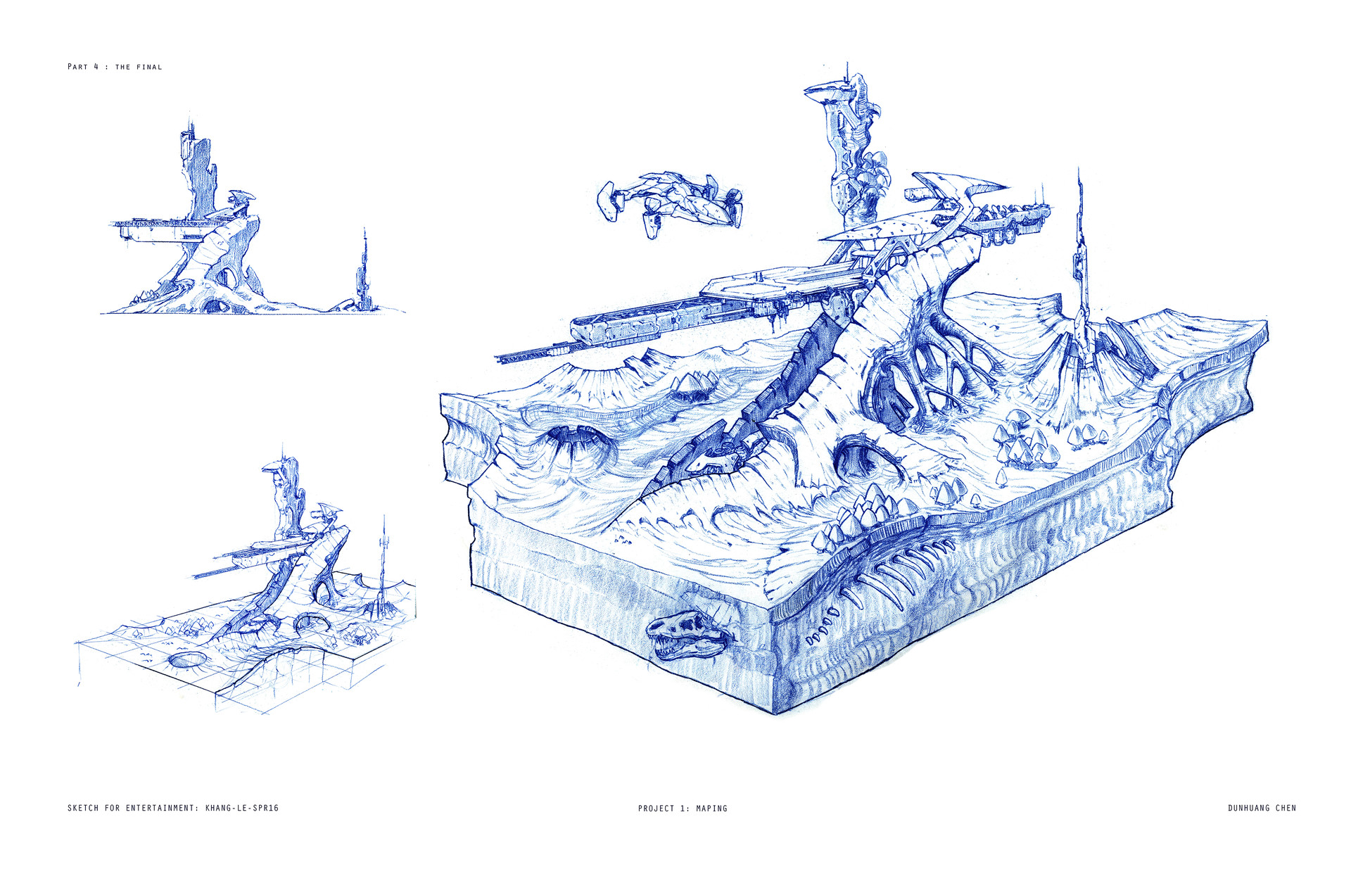 ArtStation - Landscape sketch