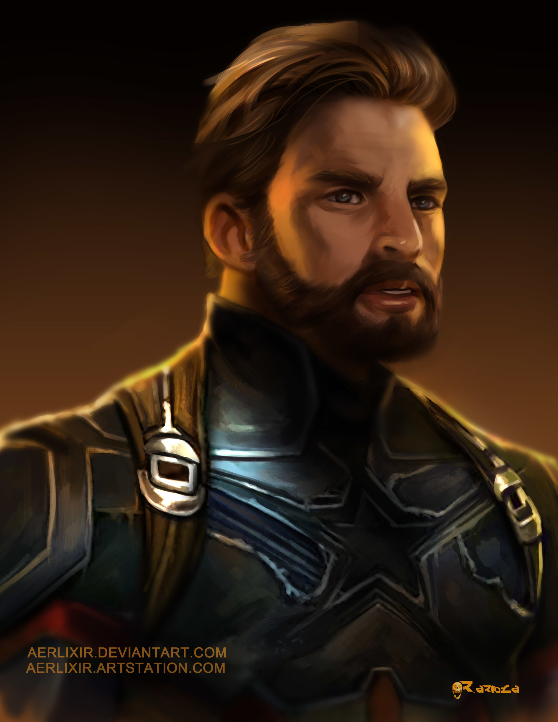 ArtStation - Captain America_infinity war