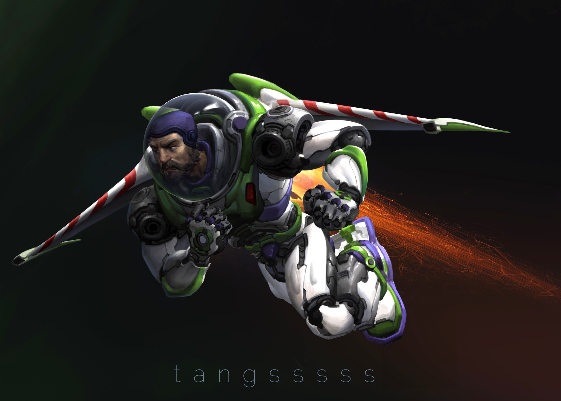 ArtStation - Buzz lightyear old