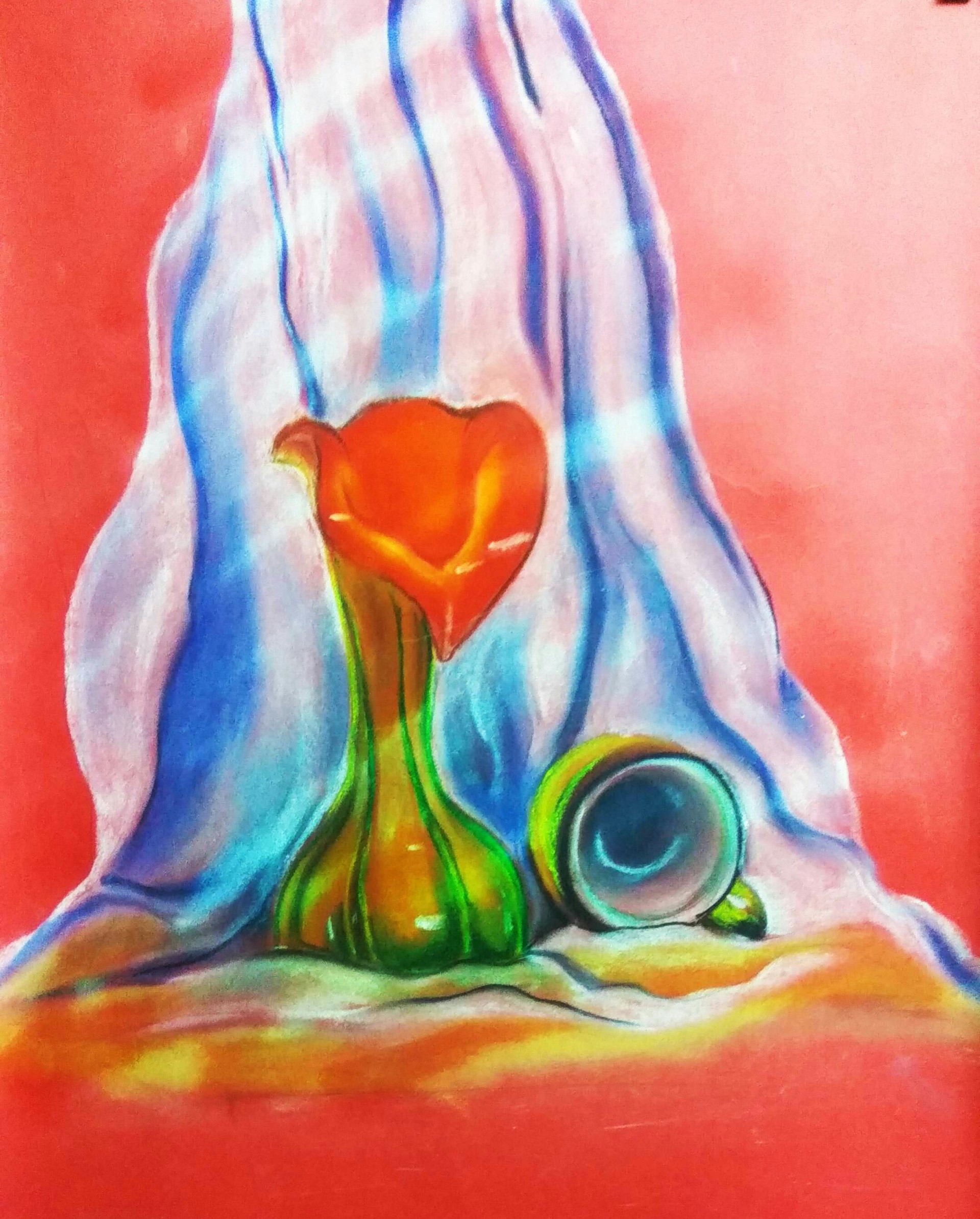 Suchandra Sen - soft pastel artwork