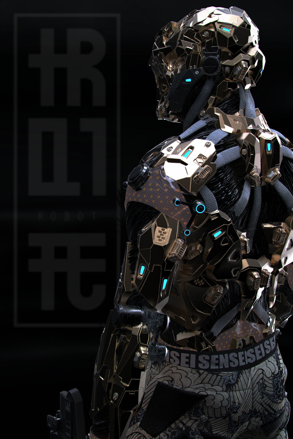 ArtStation - HR_01 Robot SENSEI